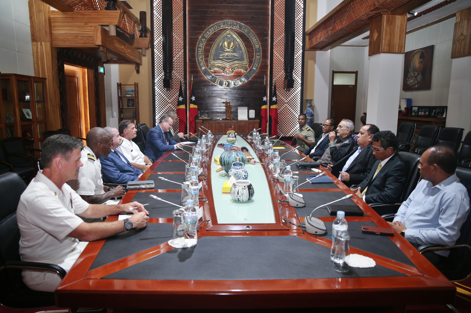 Prezidente Repúblika Sorumutu Ho Komandante Indo-Pasífiku Estadus ...